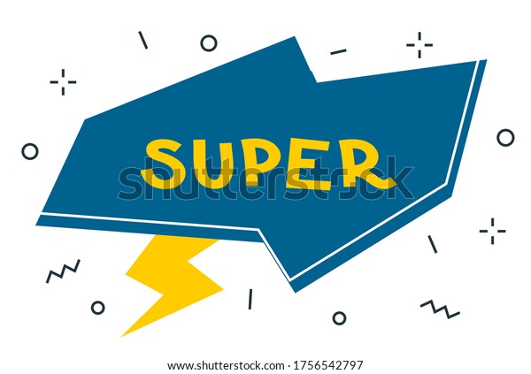 Vector Cartoon Illustration Geometric Sharp Shape Stock Vector (Royalty ...