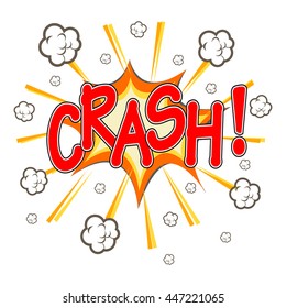 Cartoon Crash Comic Book Element Stock Vector (Royalty Free) 84854707 ...