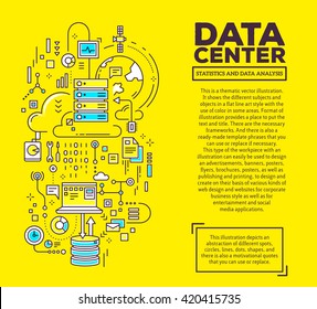 머리글 및 텍스트가 있는 데이터 센터의 스톡 벡터(로열티 프리) 431318923 | Shutterstock