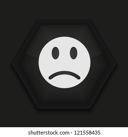 Vector Creative Icon On Black Background Stock Vector (Royalty Free ...