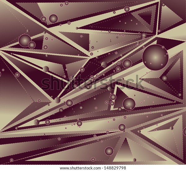Vector Diamond Circle Composition Pattern Background Stock Vector ...