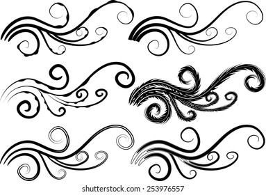 Vector Drawing Lines Stock Vector (Royalty Free) 253976557 | Shutterstock