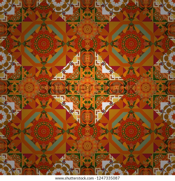 Vector Element Arabesque Design Template Seamless Stock Vector (Royalty ...