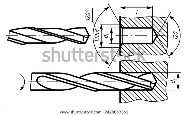 Drill Bit Sizes Screws: Over 38 Royalty-Free Licensable Stock ...