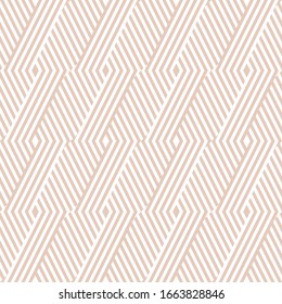 Vector Geometric Lines Seamless Pattern Modern Stock Vector (Royalty ...