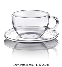 Vector Glass Cup Stock Vector (Royalty Free) 171266648 | Shutterstock