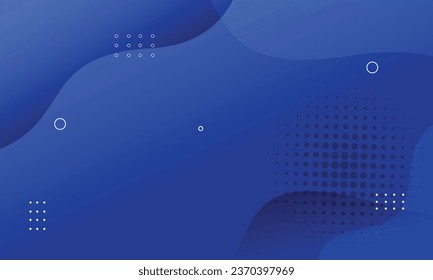 Gradient Blue Monochrome Background Vector Design Stock Vector (Royalty ...