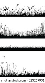 Grass Sketch Landscape Architecture Drawing Stock Vector (Royalty Free ...