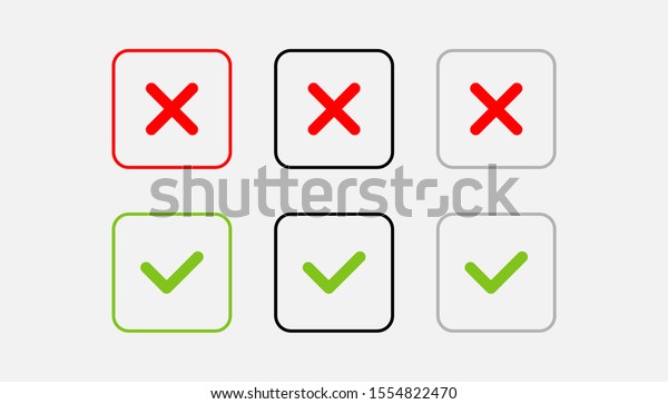 Vector Grunge Rectangle Check Marks Check Stock Vector (Royalty Free ...