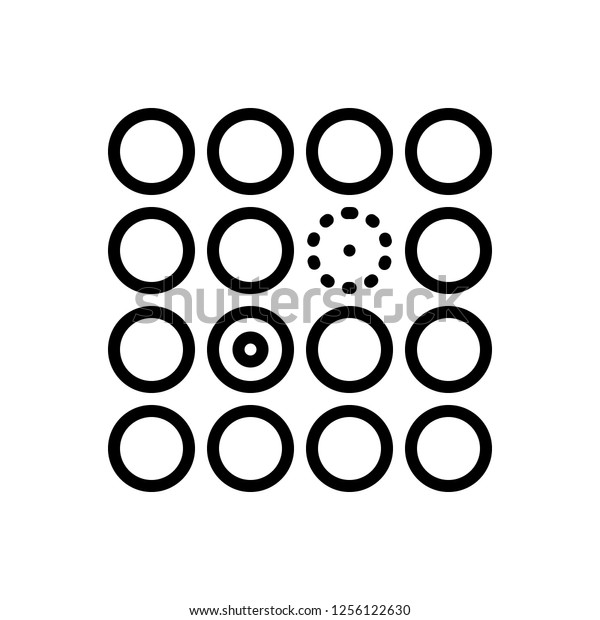 Vector Icon Differentiated Stock Vector (Royalty Free) 1256122630 ...