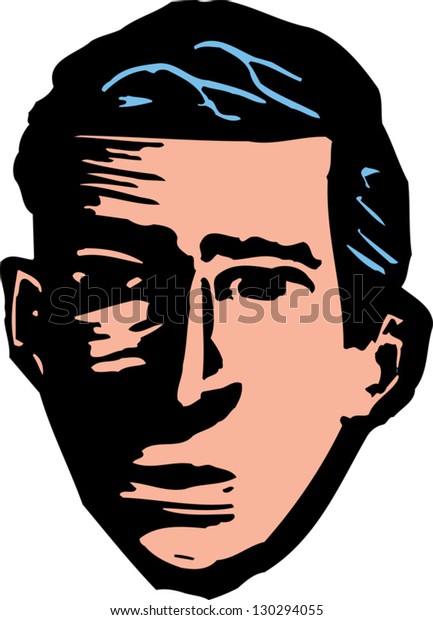 Vector Illustration Actor Stock Vector (Royalty Free) 130294055 ...