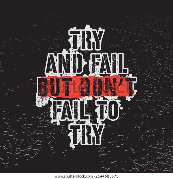 Vector Illustration Form Message Try Fail Stock Vector (Royalty Free ...