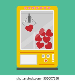 Vector Illustration Heart Machine Stock Vector (Royalty Free) 555007858 ...