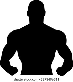 Vector Illustration Man Shape Stock Vector (Royalty Free) 2293496311 ...