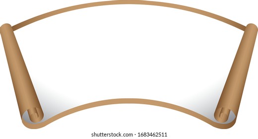 Unrolled Scroll Torn Borders Empty Template Stock Vector (Royalty Free) 2039136740 | Shutterstock