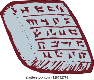 Stone Tablet: Over 3,814 Royalty-Free Licensable Stock Vectors & Vector ...
