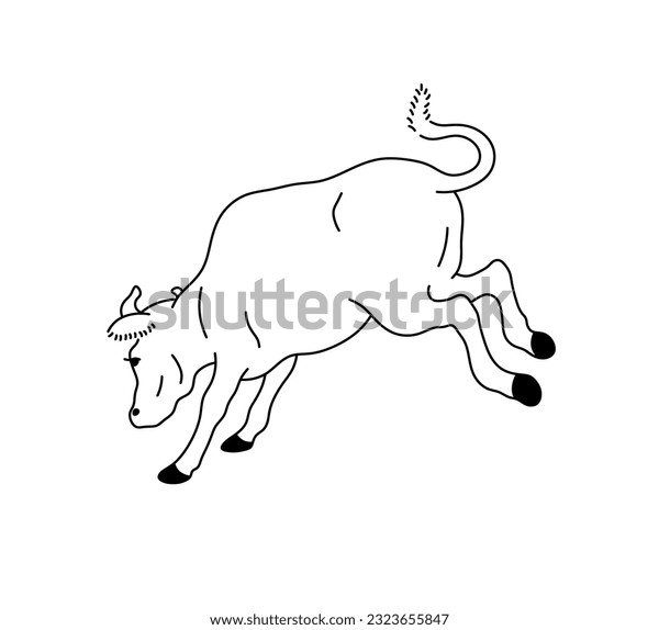 Kicking Bull Outline Images: Browse 14 Stock Photos & Vectors Free ...