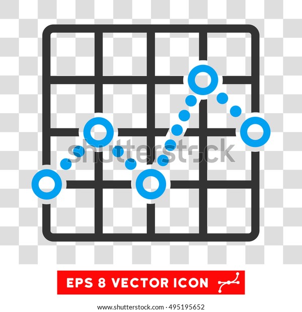 Vector Line Plot Eps Vector Pictograph Stock Vector (Royalty Free ...
