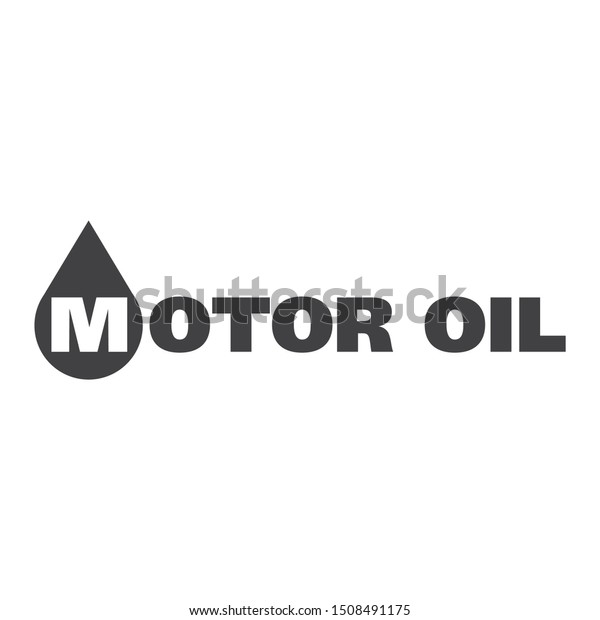Vector Logo Illustration Engine Oil Fuel Stock Vector (Royalty Free ...