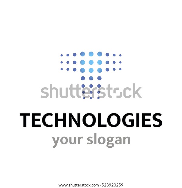 Vector Logo Template Technology Communications Companies Stock Vector ...