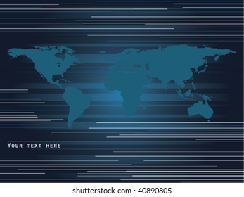 Vector Map Background Stock Vector (Royalty Free) 43712878 | Shutterstock