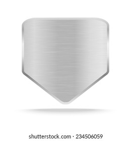 Vector Metal Name Plate Metal Labels Stock Vector (Royalty Free ...