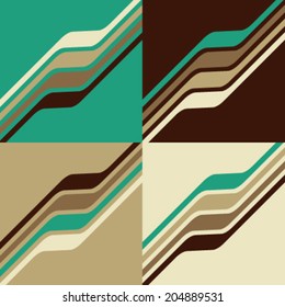 Vector Minimal Design Waves Stock Vector (Royalty Free) 204889531 ...