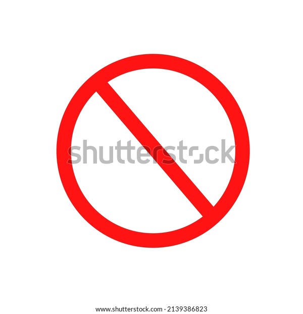 Vector Missing Icon Red Colorwarning Symbol Stock Vector (Royalty Free ...