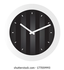 Vector Modern Clock Stock Vector (Royalty Free) 177059993 | Shutterstock