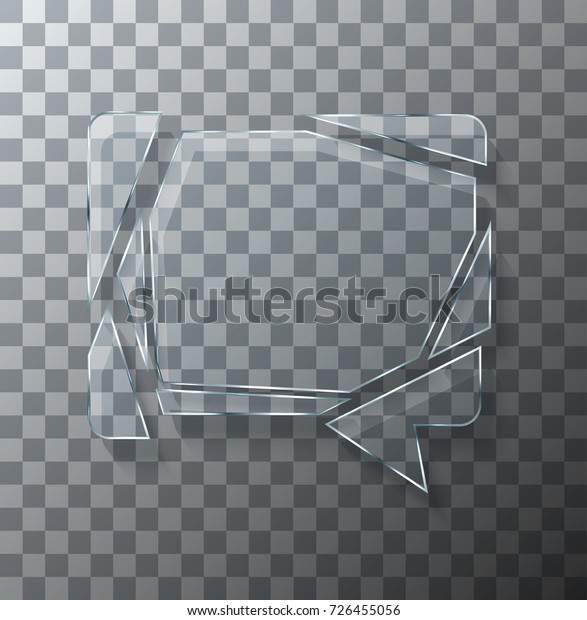 Vector Modern Concept Broken Bubble Speech Stock Vector (Royalty Free ...