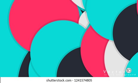 Vector Modern Design Circle Template Background Stock Vector (Royalty ...