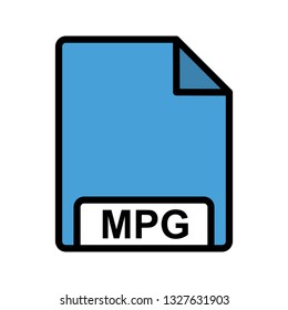 Vector Mpg Icon Stock Vector (Royalty Free) 1327631903 | Shutterstock