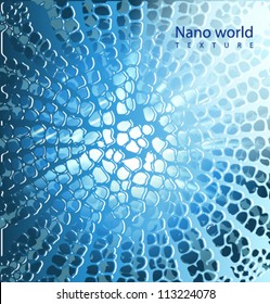 Vector Nano Structure Background Stock Vector (Royalty Free) 113224078 ...