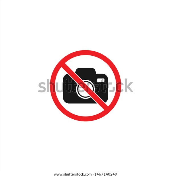 Vector No Camera Logo Icon Stock Vector (Royalty Free) 1467140249 ...