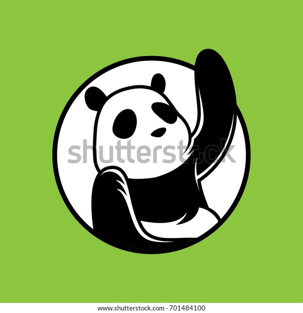 Vector Panda Raising Hand Stock Vector (Royalty Free) 701484100 ...