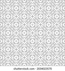 Vector Pattern Symmetrical Elements Modern Stylish Stock Vector ...