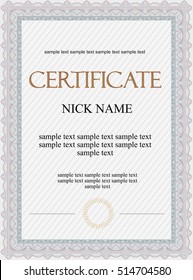 Vector Pattern That Used Certificate Diplomas Stock Vector (Royalty ...