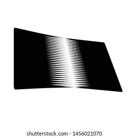 Vector Perspective Design Element Black Isolated Stock Vector (Royalty ...