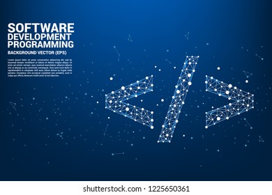 Vector Polygon Software Development Programming Tag Stock Vector (Royalty Free) 1227228703 ...