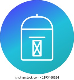 Vector Postbox Line Gradient Icon Stock Vector (Royalty Free) 1193468824 | Shutterstock