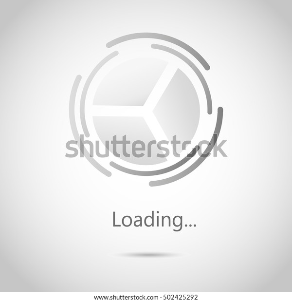 Vector Progress Loading Bar Progress Loading Vector De Stock Libre De Regalías 502425292