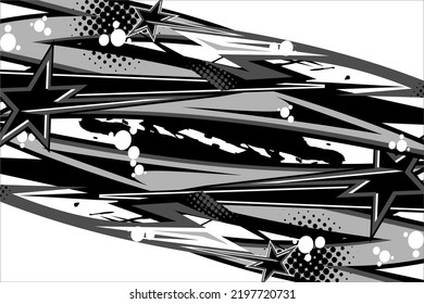Design Vector Racing Background Unique Line Stock Vector (Royalty Free ...
