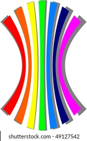 Rainbow Variety Beautiful Colors Stock Vector (Royalty Free) 2059190099 ...