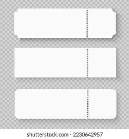 Vector Realistic Set Paper Labels Stock Vector (Royalty Free ...