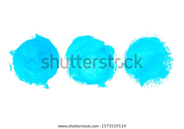 Vector Realistic Trace Three Different Round: vector de stock (libre de ...