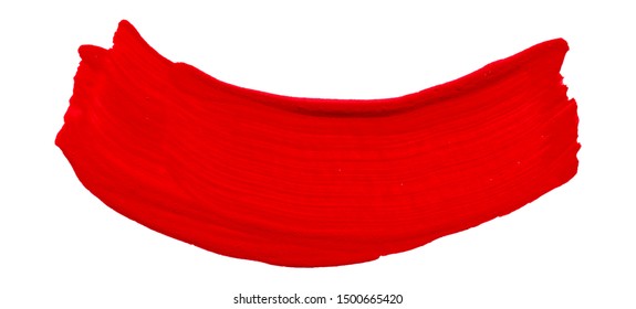 Vector Red Paint Texture Isolated On Stock Vector (Royalty Free ...
