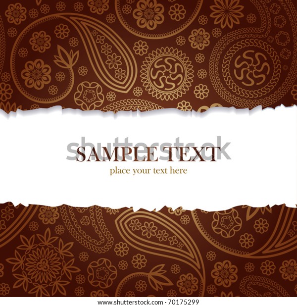 Vector Ripped Wallpaper Stock Vector (Royalty Free) 70175299 | Shutterstock