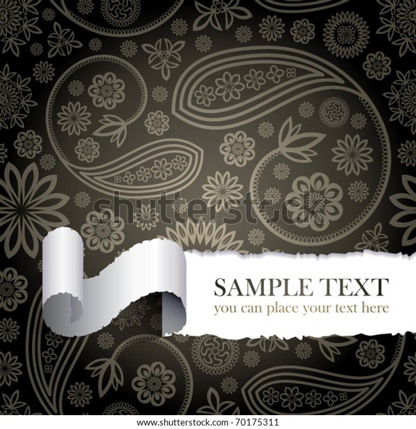 Vector Ripped Wallpaper Stock Vector (Royalty Free) 70175311 | Shutterstock