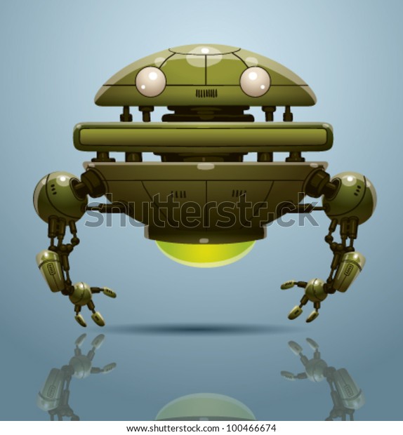 Vector Robot Stock Vector (Royalty Free) 100466674 | Shutterstock