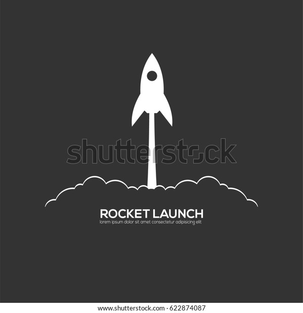 Vector Rocket Ship Design Stock Vector (Royalty Free) 622874087 ...